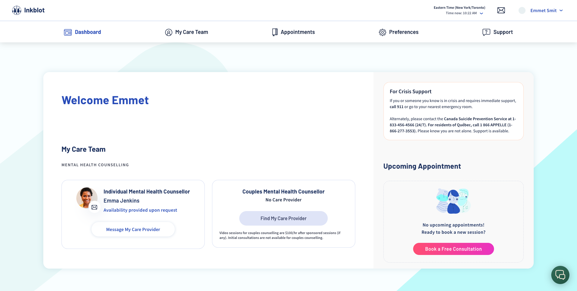 Getting around in Inkblot Therapy – Inkblot Therapy Help Centre